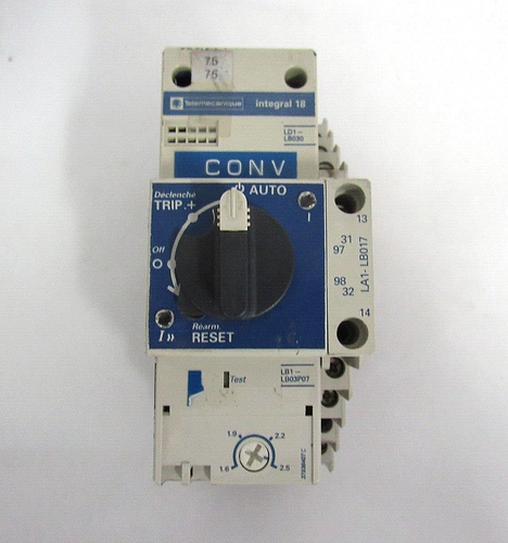 TELEMECANIQUE LD1-LB030, LB1-LBO3P10, AND LA1-LB034 INTEGRAL 18 MOTOR ...