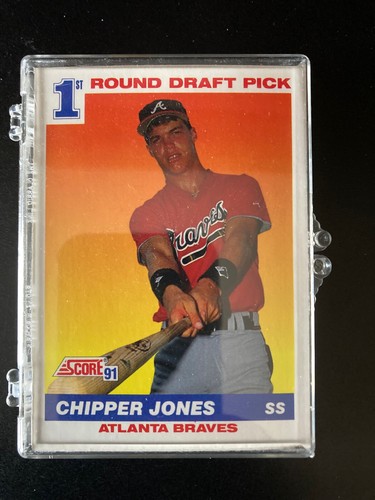 1991 Score Baseball 1St Round Draft Pick Set 671-683 Chipper Jones 13 ...