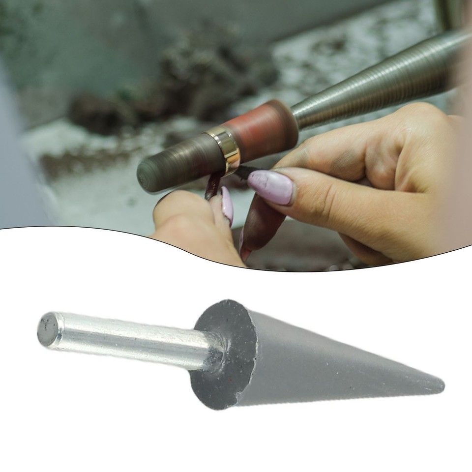 Conical Shape Diamond Grinding Bits for For stone Carving 6mm Shank ...