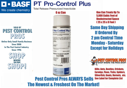 6 oz PT Pro Control Plus TR Insecticide Fogger For Attics Garages ...