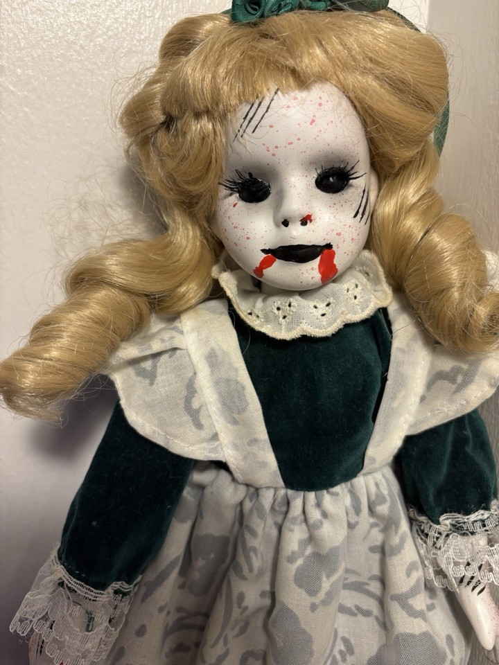 Porcelain Horror Doll. Halloween Prop Scary. OOAK | eBay UK