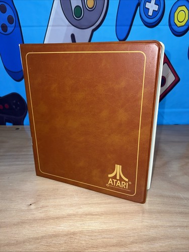 Atari 2600 - 8 Games Vintage Cartridge Storage Binders/Holder Case With ...