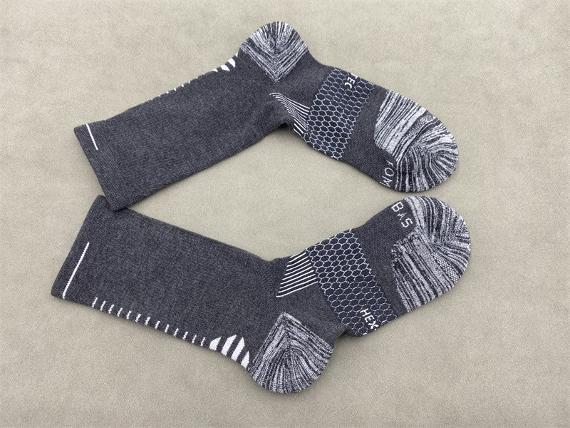 3 Pairs Bombas Honeycomb Gray Calf Sock Men All-Purpose Performance ...