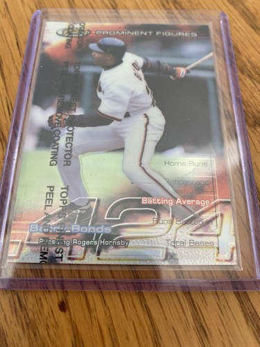 Barry Bonds 1999 Topps Finest Prominent Figures Refractor 375/424 | eBay