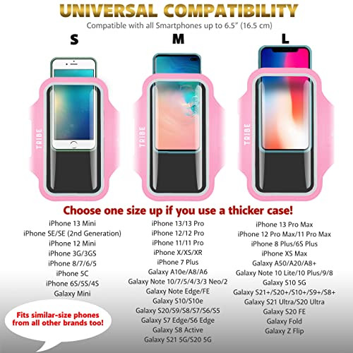 Water Resistant Cell Phone Armband Case Running Holder for iPhone Pro ...