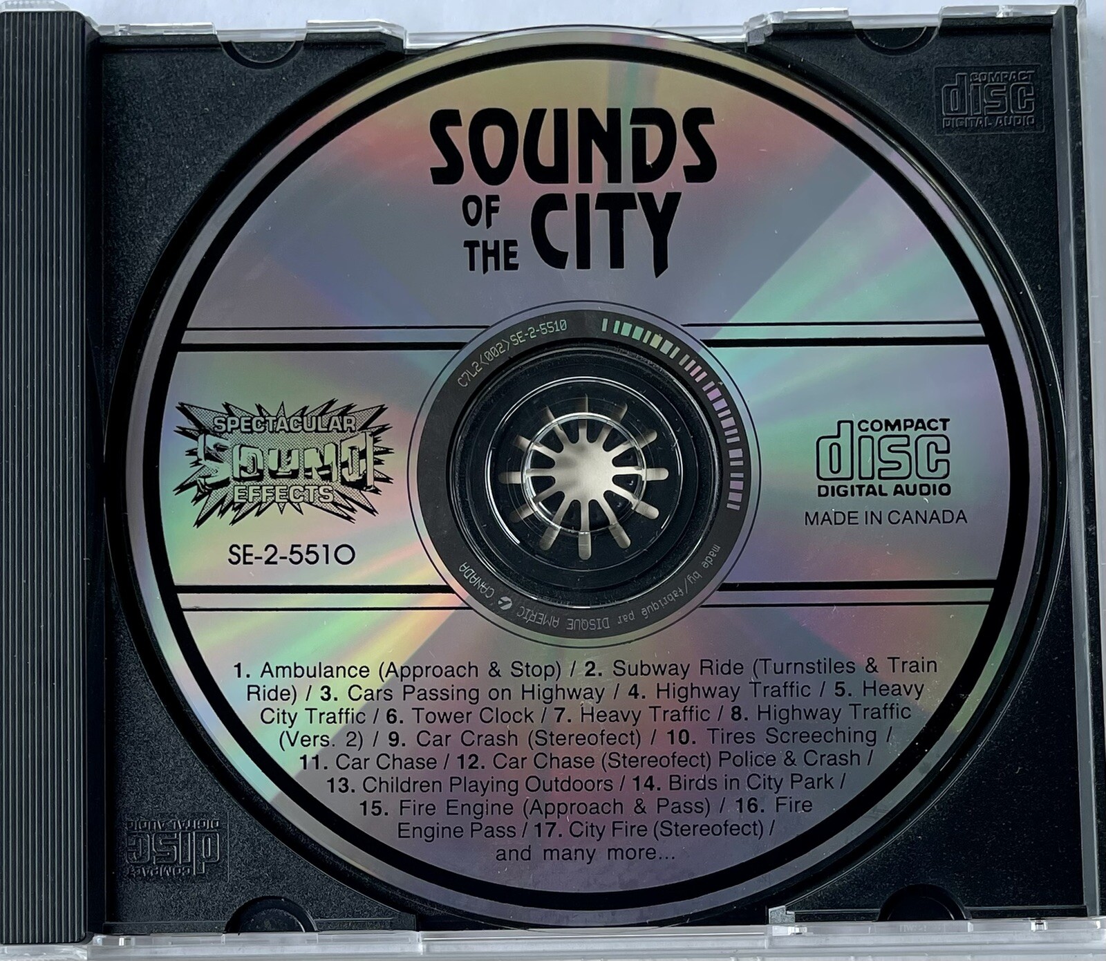 Sounds Of The City, Spectacular Sound Effects, CD, Canada | eBay