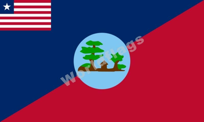 Gbarpolu County Liberia Flag