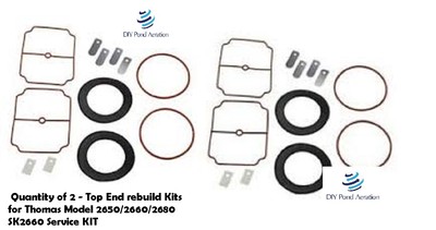 2650 2660 Rebuild Kit Service Kit - Thomas Pump Compressor Vacuum Pump ...