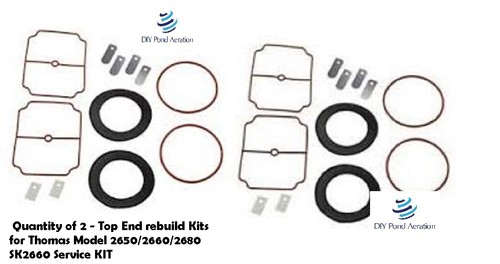 2650 2660 Rebuild Kit Service Kit - Thomas Pump Compressor Vacuum Pump ...