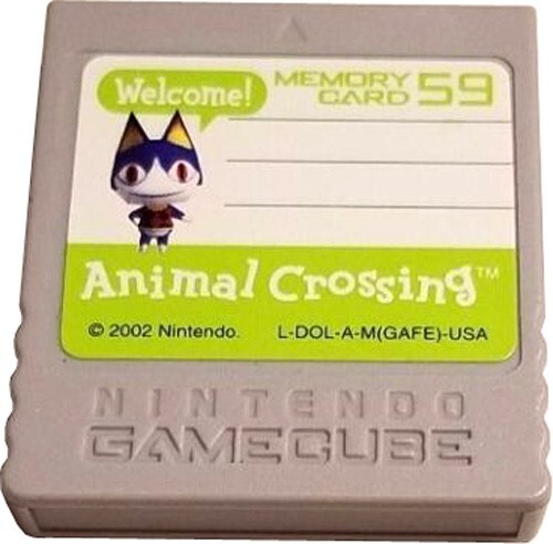 Official Nintendo Gamecube Animal Crossing Memory Card 59 Blocks DOL-008 OEM | eBay