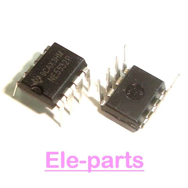 50 PCS NE5532P DIP-8 NE5532 5532 Dual Low-Noise Operational Amplifiers ...