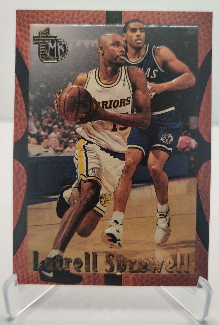 1994-95 Topps Embossed #34 Latrell Sprewell Golden State Warriors ...