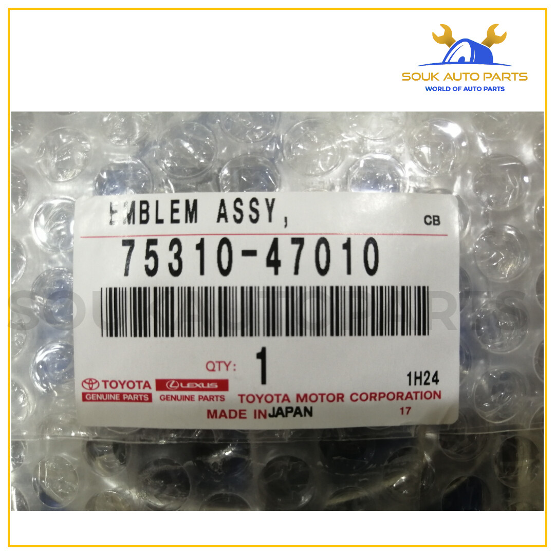 75310-47010 TOYOTA GENUINE FRONT GRILL EMBLEM 7531047010 | eBay