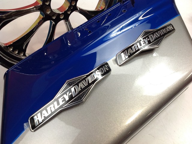 Genuine Harley Touring Skull Willie G Fuel Gas Tank Set Emblems Badges ...