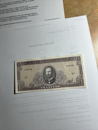 Chile Bank Note 1962 | eBay