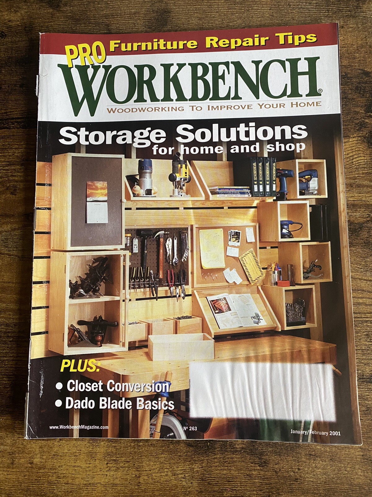 Vintage January/February 2001 Workbench Magazine Wodworking Home ...