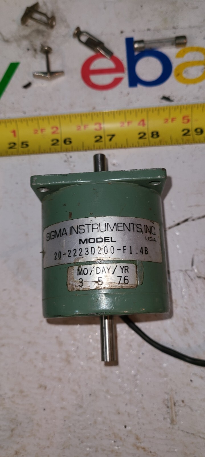 Motor Electric sigma instruments 20-2223d200-f1.4b | eBay
