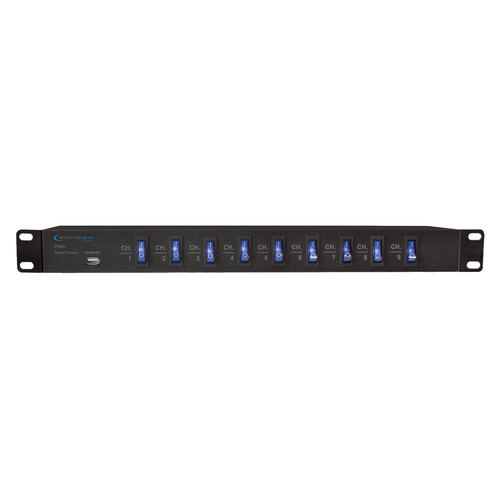 Technical Pro PS9U Rackmount Power Supply 9-Outlets w/ 5V USB Charging ...