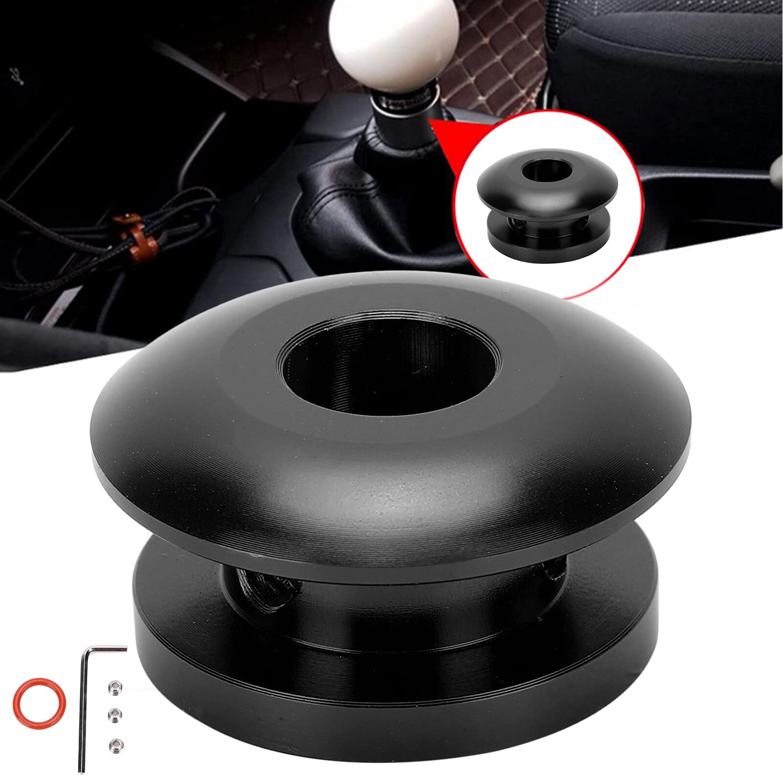 12MM Shift Knob Boot Retainer Adapter Limiter For Manual Gear Head ...