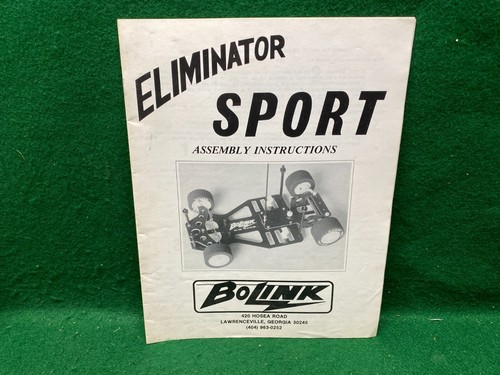Bolink Eliminator Sport R/C Car Owner's Manual. 18 Illustrated Pages ...
