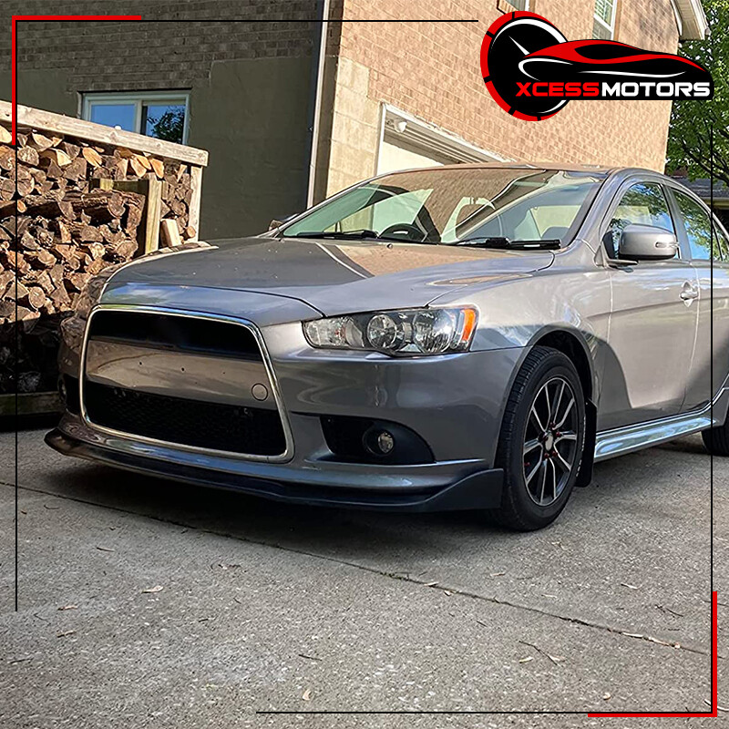 Fits 09-15 Mitsubishi Lancer GT GTS CS Front Bumper Lip Spoiler ...