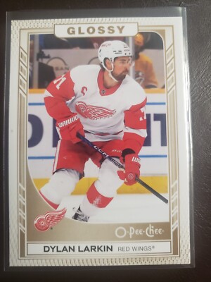 2023-24 Dylan Larkin GOLD O-Pee-Chee Glossy Upper Deck Series 1 Hockey ...