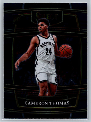 Cam Cameron Thomas 2021-22 Panini Select Retail Blue Rookie Card #21 ...