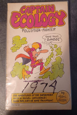 CAPTAIN ECOLOGY, POLLUTION FIGHTER!; TOM EATON; 1974; Scholastic PB ...