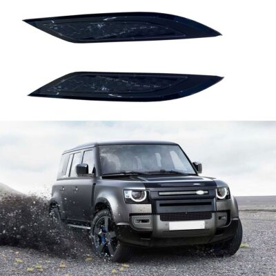 2PCS Front Side Hood Vent Trim Cover Fits For LR Defender 2021-2025 ...
