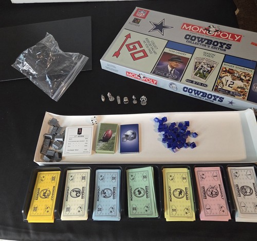 2003 Monopoly NFL Dallas Cowboys Collector's Edition Board Game ...