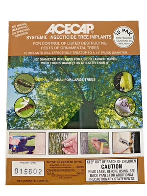 Acecap Systemic Insecticide Tree Implants 1/2" Acephate larger than 8 ...