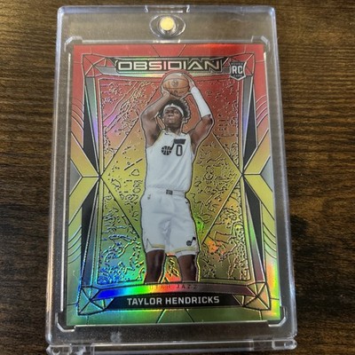 2023-24 Obsidian - Taylor Hendricks #98 Electric Etch Reggae Flood /75 ...