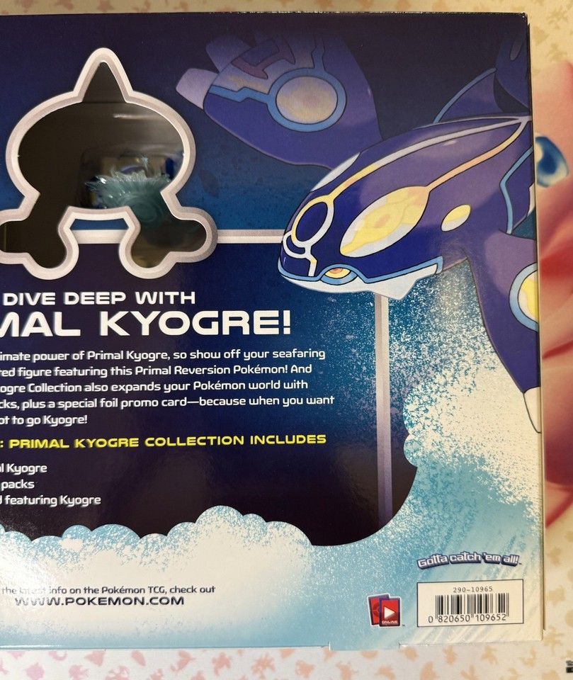 Pokemon Primal Kyogre Collection Box XY Phantom Forces + Primal Clash ...