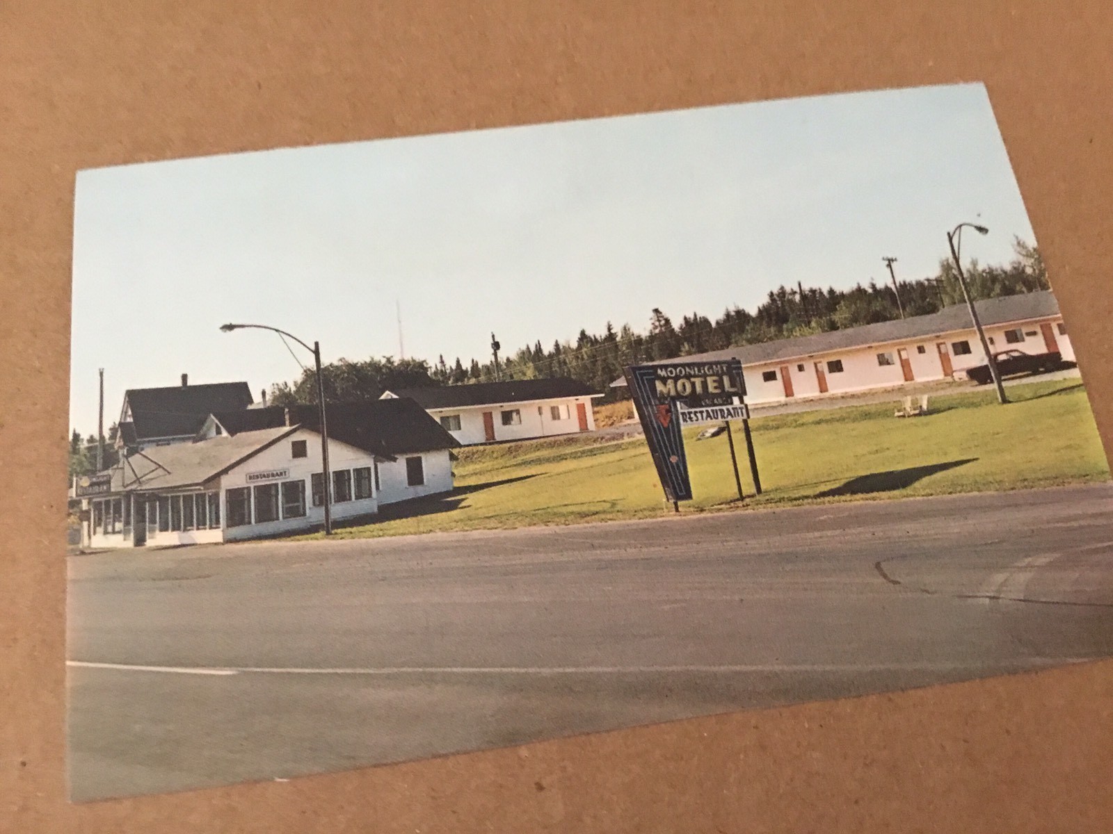 Post Card Moonlight Motel & Restaurant, Dumfries, New Brunswick, Canada ...