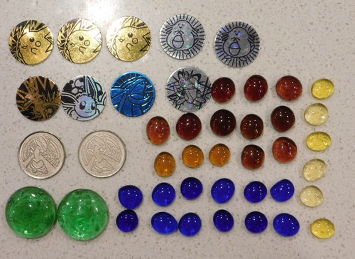 1999-2001 Vintage Pokémon Coins, Token, Glass Tokens & 1999 Pokémon ...