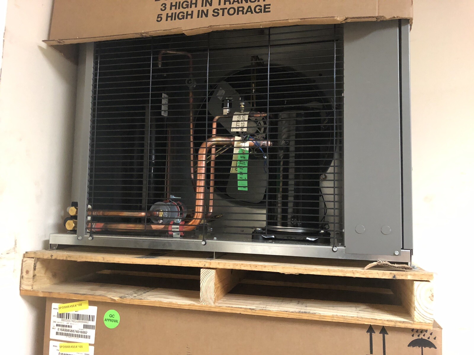 New Russell 4 HP outdoor condensing unit 208/230/3PH , M# RFO400E4S-E ...