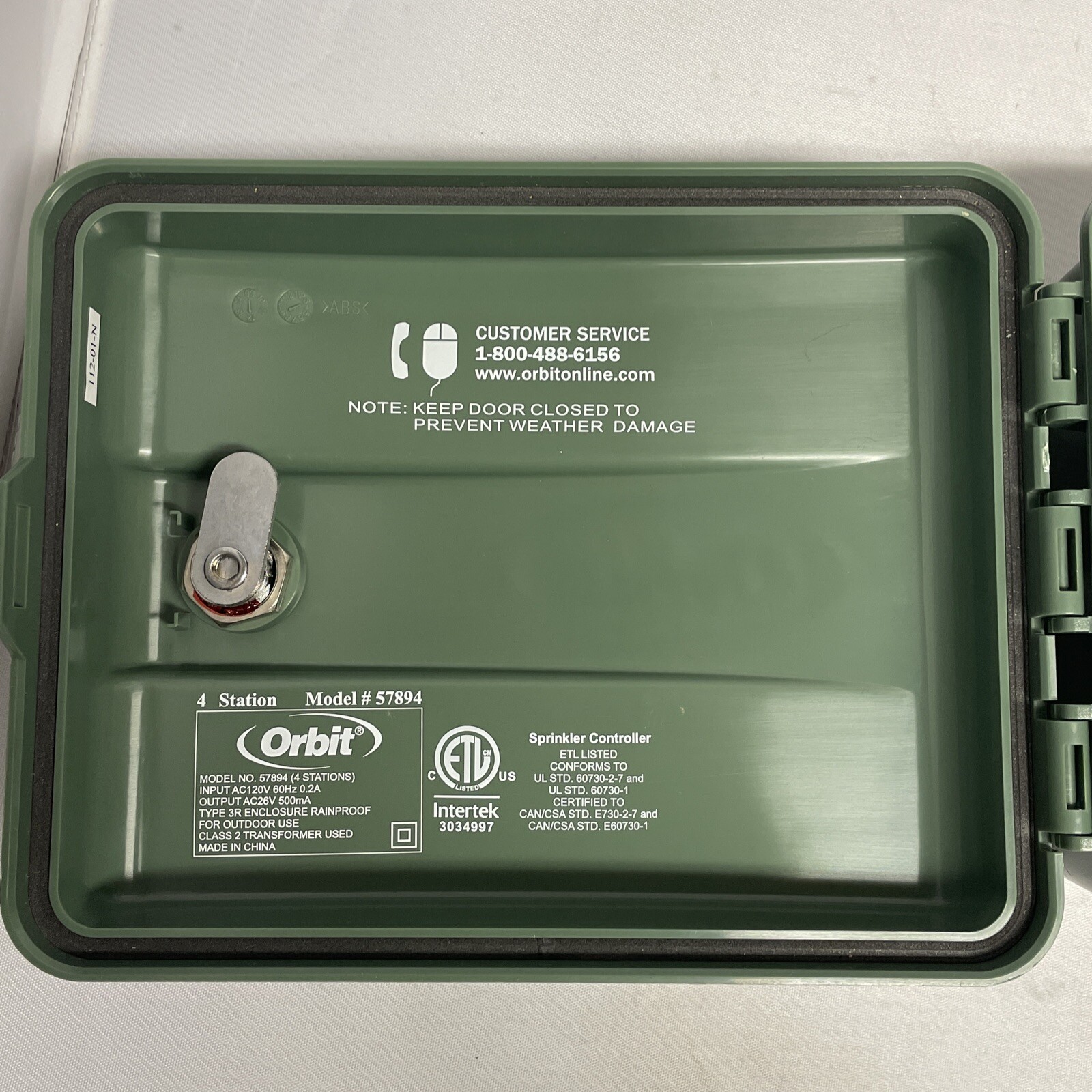 Orbit 57894 4-Station Outdoor Swing Panel Sprinkler System Timer | eBay