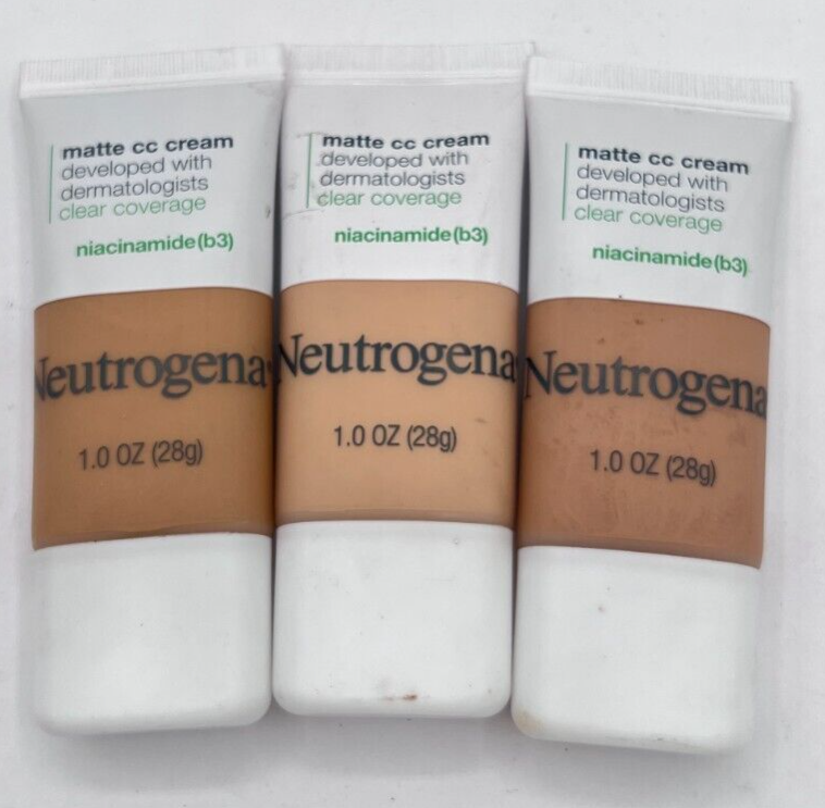 Neutrogena Clear Coverage Flawless Matte CC Cream. CHOOSE YOUR COLOR ...