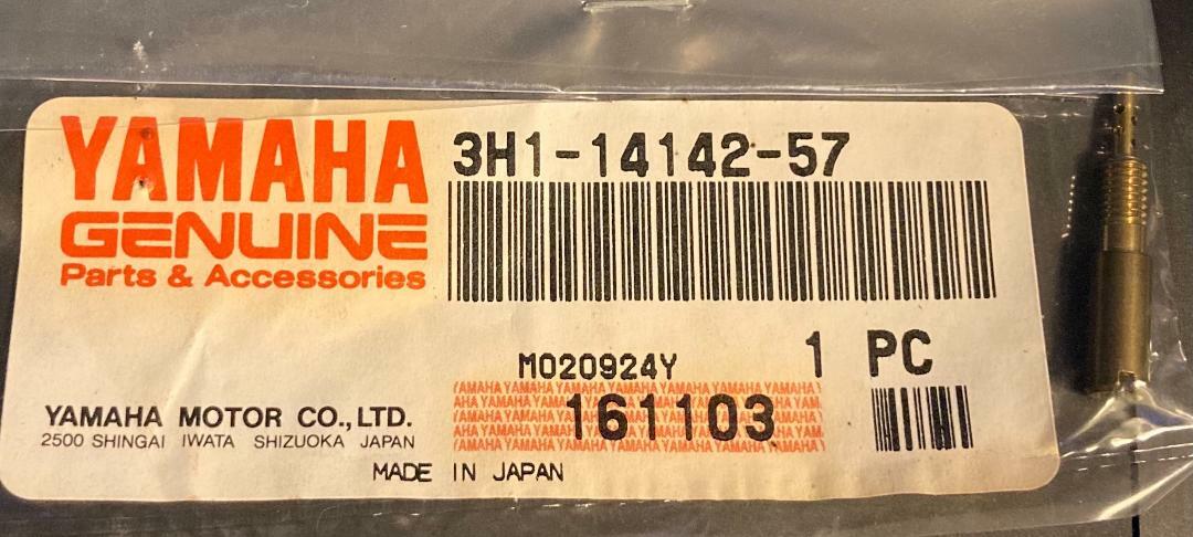 New Genuine Yamaha pilot jet 3H1-14142-57-00 | eBay