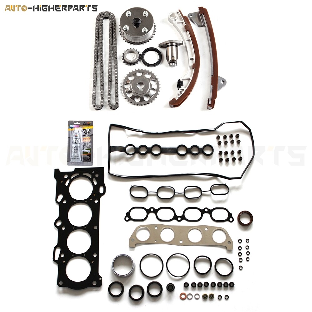 For 2000-2008 Toyota Corolla 1.8L DOHC Timing Chain Kit Head Gasket Set ...
