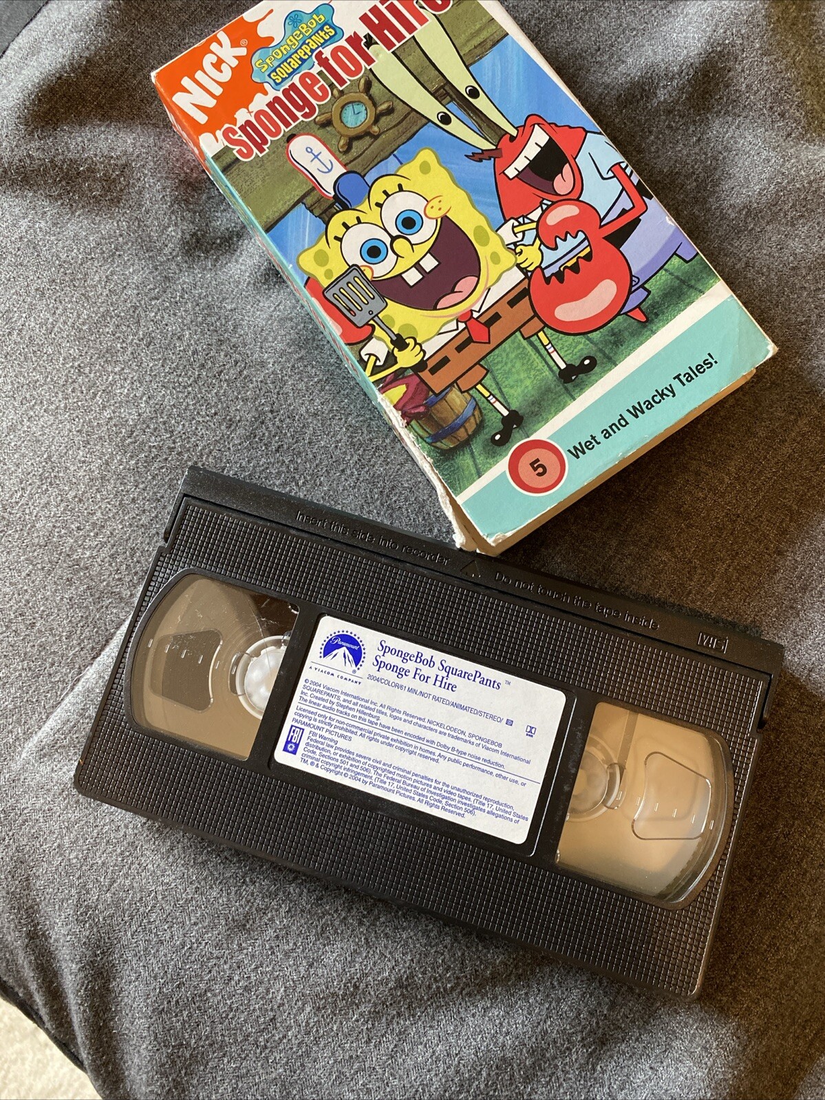 Spongebob Squarepants - Sponge for Hire (VHS, 2004) for sale online | eBay