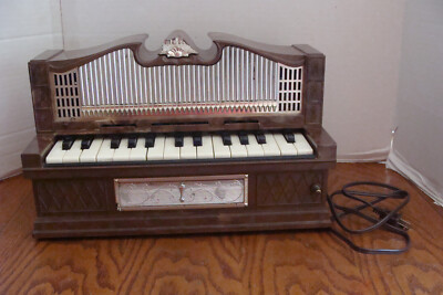 Vintage Emenee Electric Golden Pipe Organ #200, WORKS! 🎹 | eBay