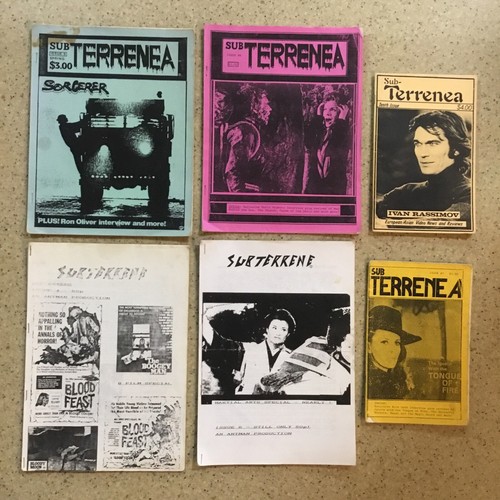 Lot Of 6 - Sub Terrenea/Subterrene Movie News/Reviews Booklets ...