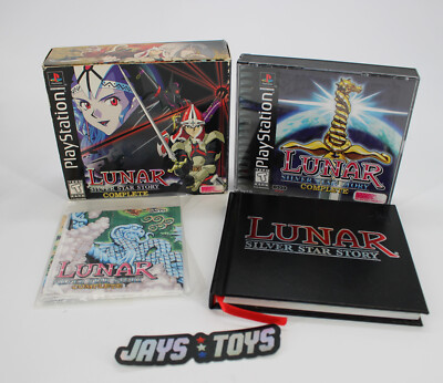 Sony PlayStation PSX Lunar Silver Star Story Complete with Map and Book ...