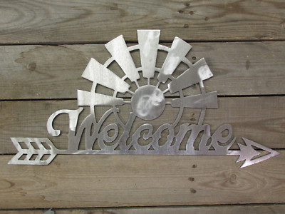 Windmill Welcome Sign | eBay