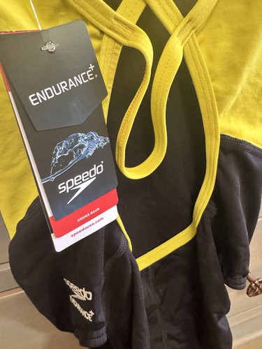 SPEEDO Womens Endurance+ Cross Back 1 Piece Swimsuit Speedo Black ...