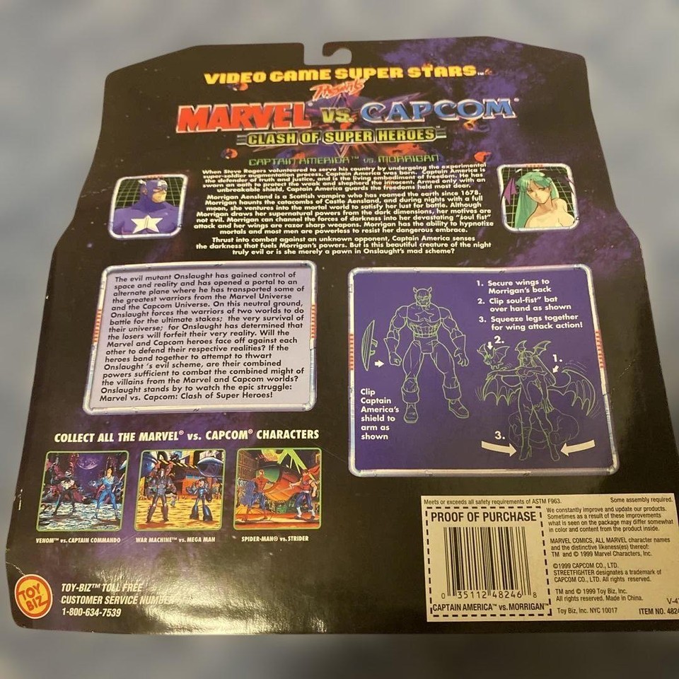 MARVEL vs CAPCOM Captain America Morrigan | eBay