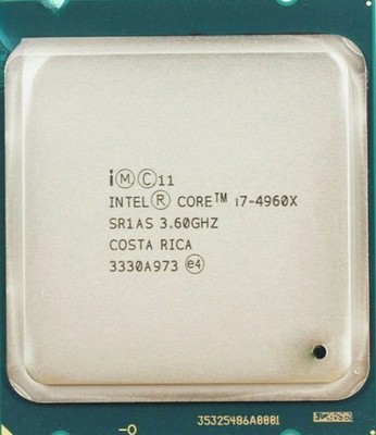 Intel Core i7-4960X LGA 2011 Processor CPU Extreme 3.6GHz Six Core 130W ...