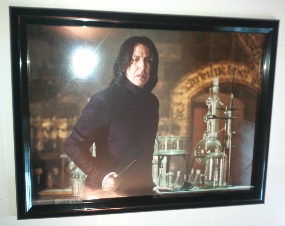 Harry Potter Poster #67 FRAMED Professor Severus Snape Alan Rickman | eBay