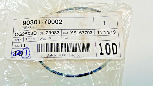 90301-70002 Toyota OEM Genuine Ring O for sale online | eBay